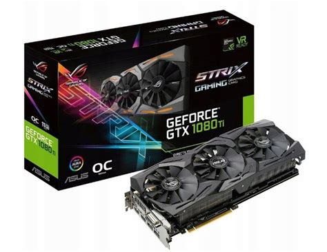 Karta Graficzna ASUS GeForce GTX 1080 Ti Strix ROG OC 11GB GDDR5X w ...