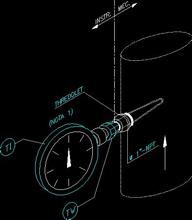Temperature Indicator DWG Detail For AutoCAD Designs CAD