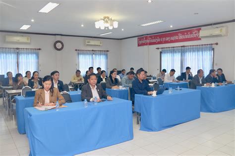 Mpt ລັດຖະມົນຕີ ກຕສ ພ້ອມດ້ວຍຄະນະ ສືບຕໍ່ເຄື່ອນໄຫວຢ້ຽມຢາມ ແລະ ເຮັດວຽກ ຢູ່ ພຕສ ແຂວງ ສະຫວັນນະເຂດ