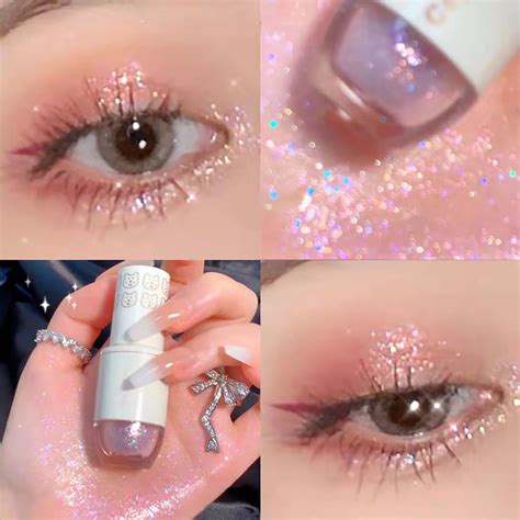 Erinde Liquid Glitter Eyeshadow Eyeliner Korean Makeup Tear Drop