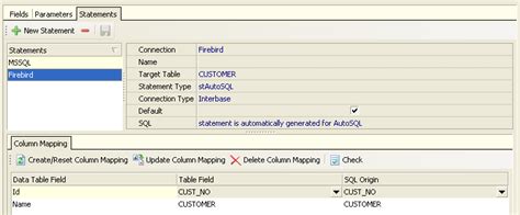 Column Mappings