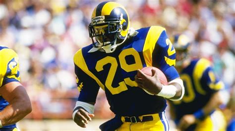 Los Angeles Rams Logo Eric Dickerson Will Speak To Team For Fans