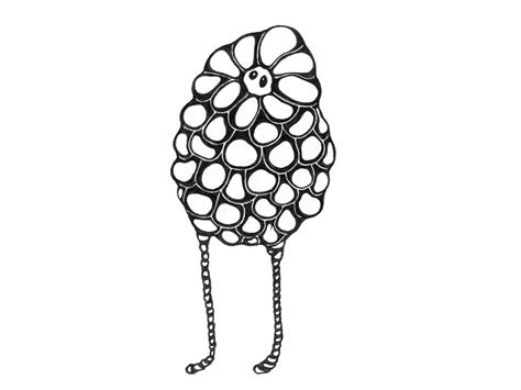 Drawing Reproduction Blobs Have Feelings To Etsy