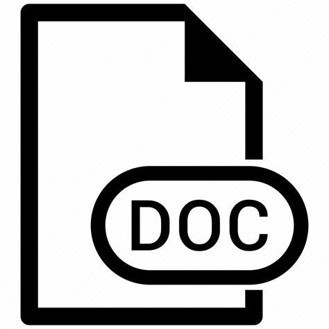 Doc Document Extension File Icon Download On Iconfinder