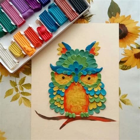 птичка поделка из пластилина Clay Art Projects Clay Crafts Air Dry