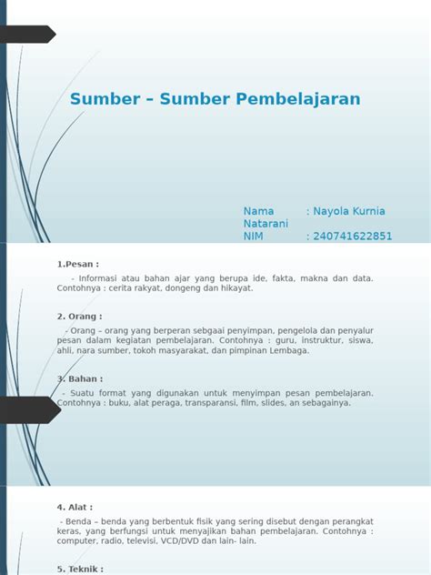 Sumber Dan Media Pembelajaran Pdf