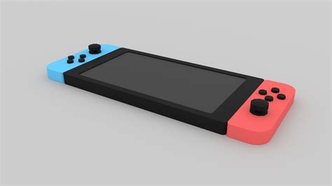 Switch 3d Model Nintendo Free Vr Ar Low Poly 3d Model Cgtrader