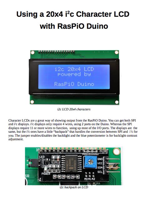 Raspio Lcd20