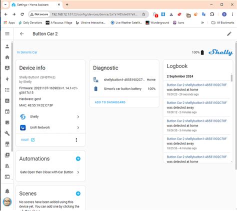 Shelly Button 1 Not Recognising Button Pushes Configuration Home