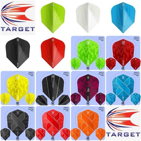 Target Ten X Dart Flights Vision Ultra Tenx 100 Smaller Than