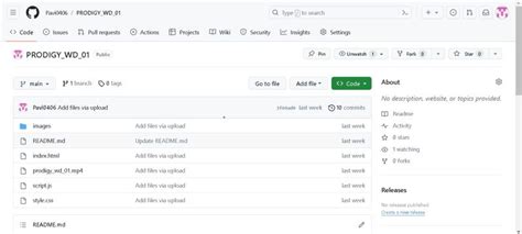 Pavithra Sr On Linkedin Prodigyinfotech Intern Webdevelopment