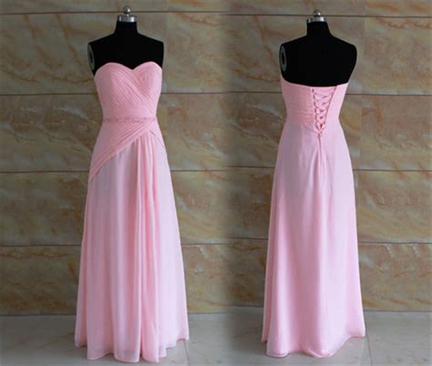 A Line Sweetheart Sequins Bead Chiffon Prom Dresses On Luulla