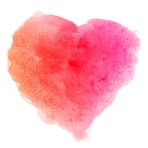 Watercolor Hand Drawn Heart Stock Vector Image By ©comotom0 70909885