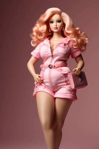 Premium Ai Image Barbie Plus Size Girl