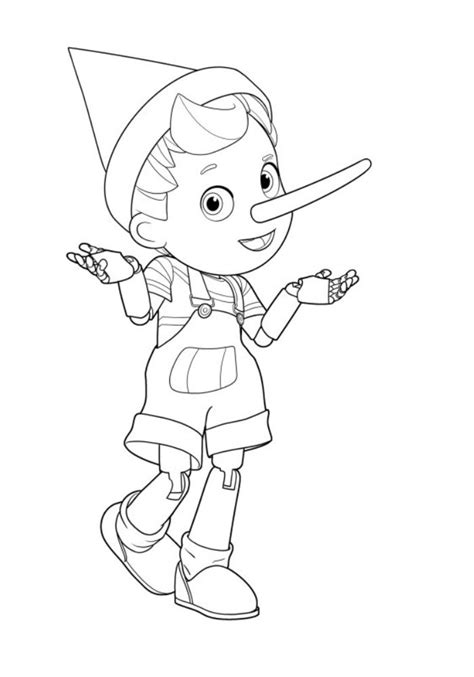 Schizzo Estremo Consonante Disegni Da Colorare Pinocchio Avventura