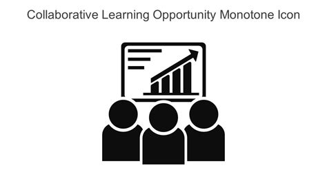 Collaborative Learning Opportunity Monotone Icon In Powerpoint Pptx Png