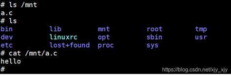 开发板挂载nfs的方法开发板挂载虚拟机 Nfs Csdn博客