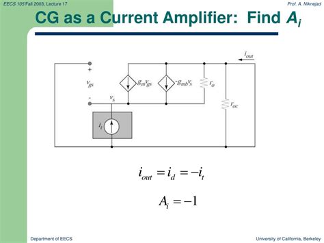 Ppt Lecture 17 Common Source Gate Drain Amplifiers Powerpoint Presentation Id 2935938