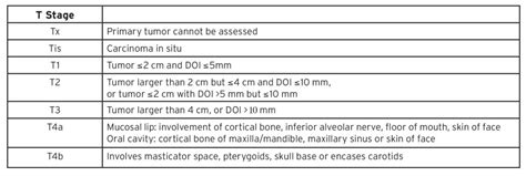 Floor Of Mouth Cancer Staging