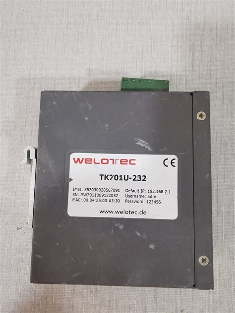 Used Welotec Tk701u 232 Vpn Router Without Accessories Orbit Surplus
