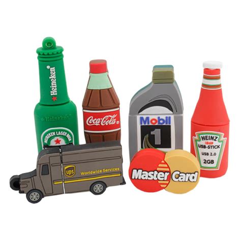 Custom Shaped D Rubber USB Drive Premium USB