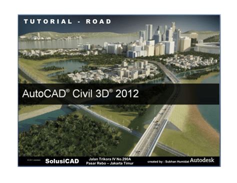 Civil D Tutorial Road