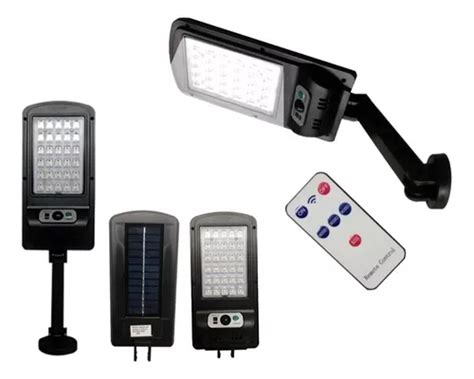 Lámpara Solar De Pared Exteriores Sensor Luz 1 Pieza