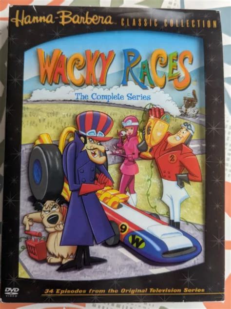 Hanna Barbera Wacky Races Complete Series Region 1 Usa 3 Disc Dvd