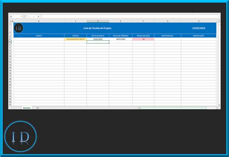 Planilha Monitoramento Do Projeto Download Grátis