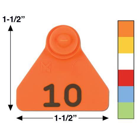 Allflex Sheep Tag 25 Per Pack Coburn