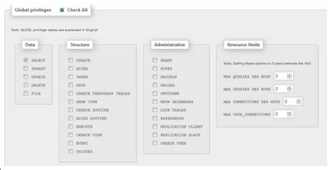 Cara Membuat Hak Akses Privileges User MySQL GRANT Pemrograman Web