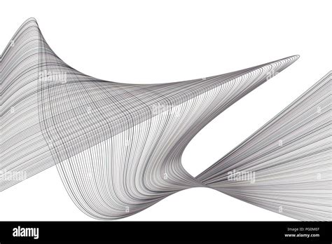 Abstract Conceptual Geometric Line And Curve Pattern Good For Web Page
