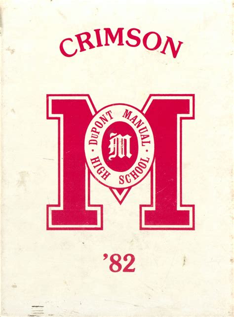 1982 Yearbook From Dupont Manual High School From Louisville Kentucky