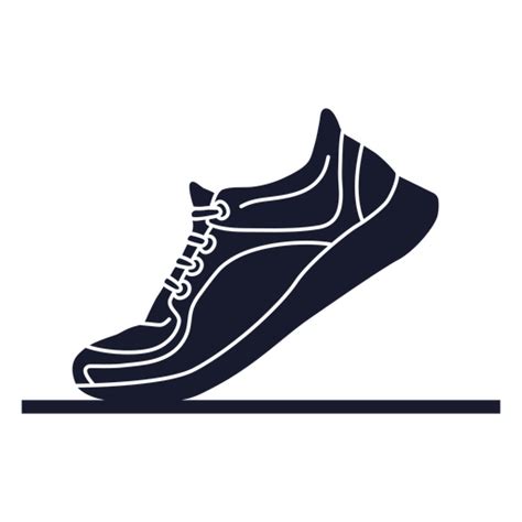 Diseño Png Y Svg De Zapatilla Para Correr De Ropa Sencilla Para Camisetas