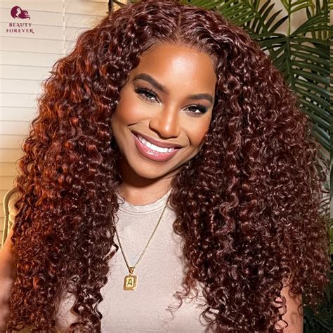 Dark Auburn Curly Hair