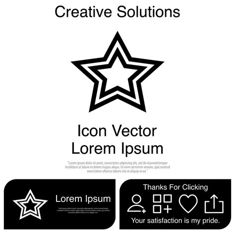 Star Icon Eps 10 9541934 Vector Art At Vecteezy