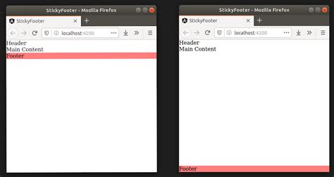 Css Angular Sticky Footer No Longer Sticky If Within The App Component Stack Overflow