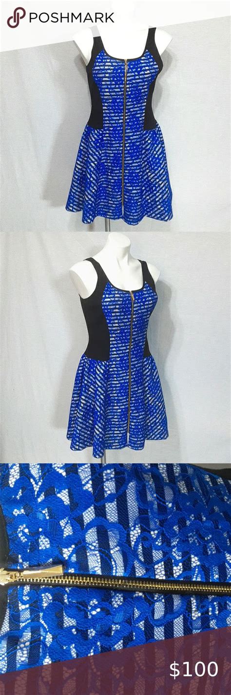 Amanda Uprichard Lace Overlays Skater Dress Large Skater Dress