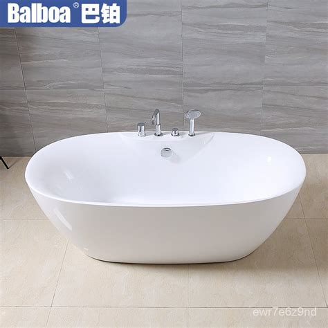 【破損包賠】浴缸小戶型傢用深泡亞剋力獨立日式浴盆 薄邊小尺寸成人酒店民宿 蝦皮購物