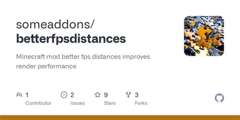 GitHub Someaddons Betterfpsdistances Minecraft Mod Better Fps Distances Improves Render