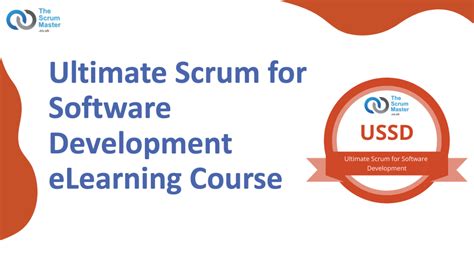 ultimate scrum for software development elearning course scrum ai