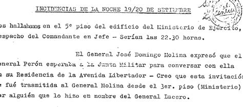 La caída de Perón la sublevación de los generales la confusa carta de