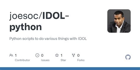 Github Joesoc Idol Python Python Scripts To Do Various Things With Idol