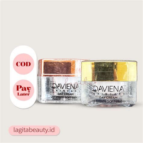 Daviena Skincare Day Cream Gold Glowing Series Anti Flek Kusam