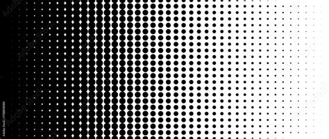 Dotted Halftone Gradient Texture Vanishing Polka Dot Background