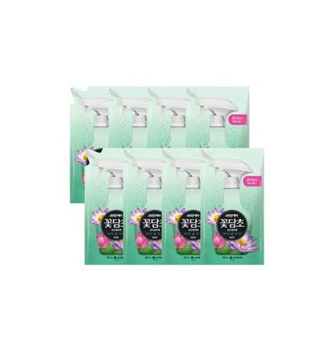 샤프란 꽃담초 섬유탈취제 리필 320ml 연꽃 X8개 티몬