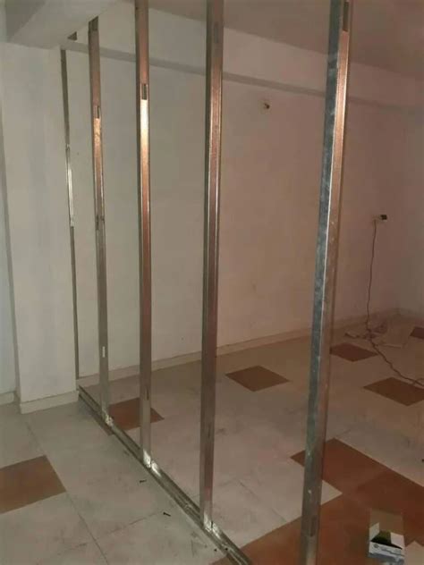 50mm Glasswool Or Rockwool Gypsum Wall Partition At ₹ 125square Feet