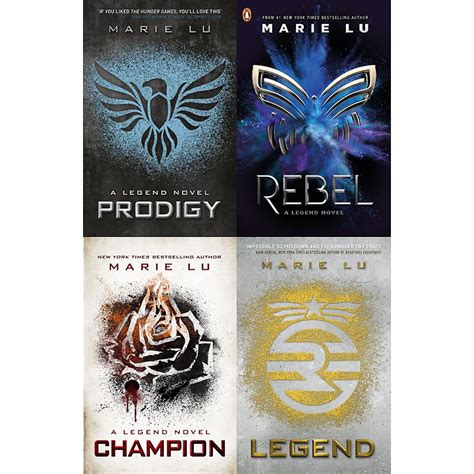 Marie Lu The Legend 4 Books Collection Set Legend Prodigy Champion Rebel