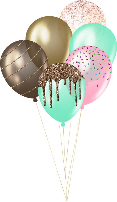 Fêtes Tube Ballons Png Birthday Balloons Png