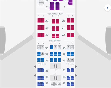 Boeing 767 300 Seat Map Delta